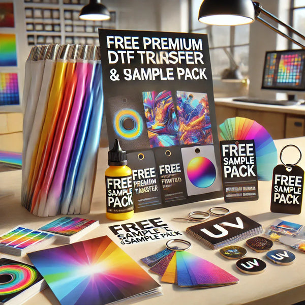 Free Premium DTF & UV Transfer Sample Pack | Try Now