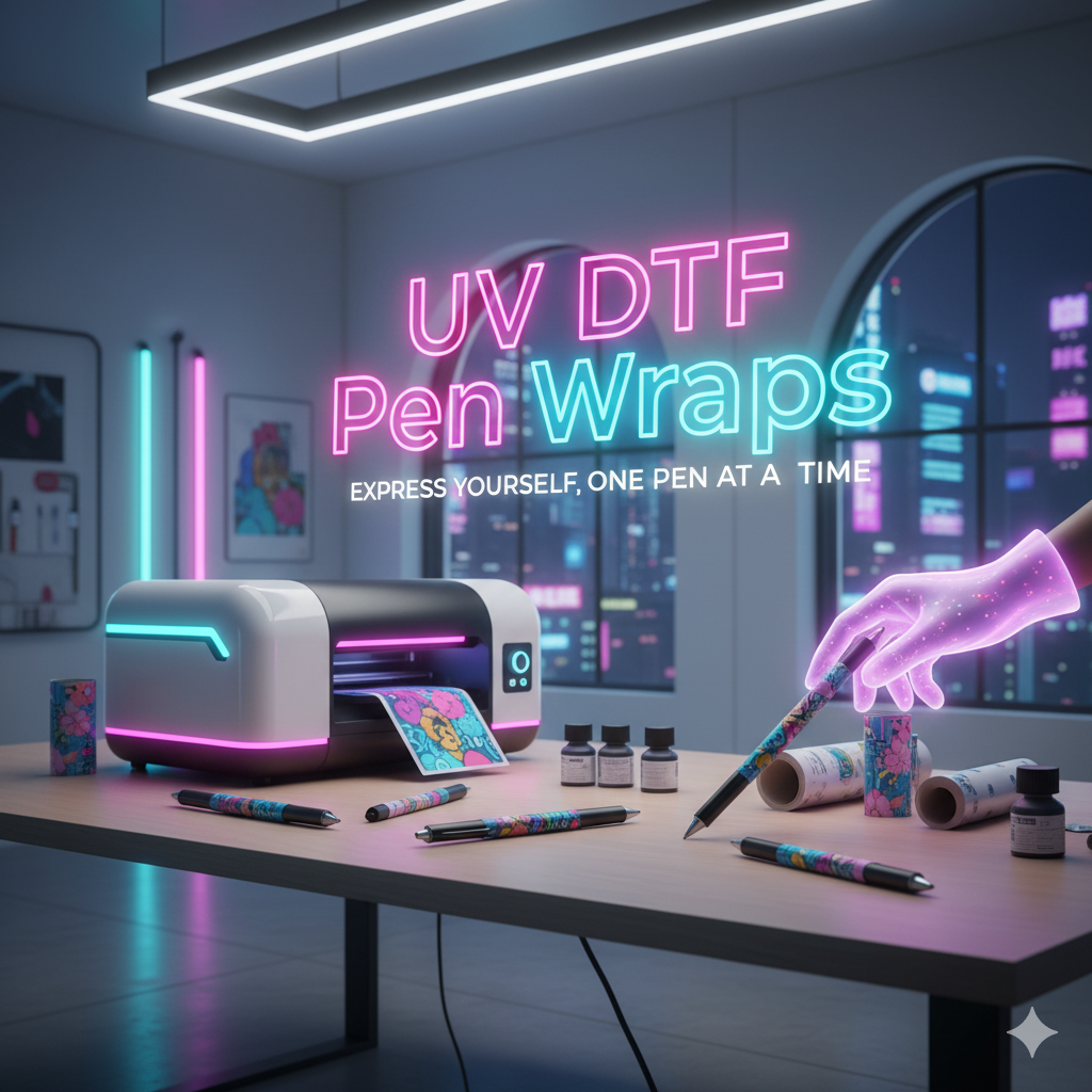 Custom UV DTF Pen Wraps – Vibrant & Durable 🖊️ – Legend Transfers