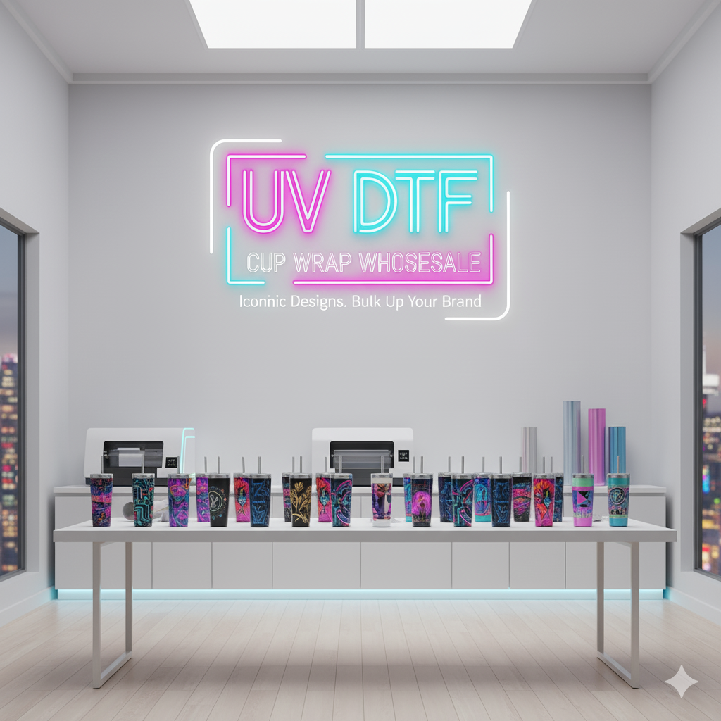 UV DTF Cup Wrap Wholesale: Custom, Durable, Vibrant Designs