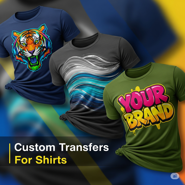 Custom Transfers for Shirts: Affordable & Durable Custom Apparel